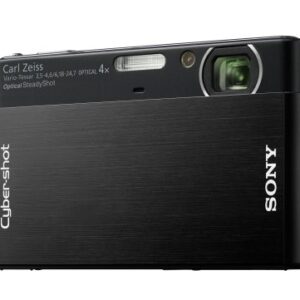 Sony Cybershot DSC-T77 Full HD 1080i, 10.1 MP Digital Camera with 4x Optical Zoom with Super Steady Shot Image Stabilization (Black)