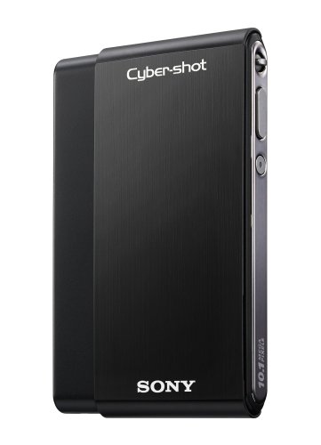 Sony Cybershot DSC-T77 Full HD 1080i, 10.1 MP Digital Camera with 4x Optical Zoom with Super Steady Shot Image Stabilization (Black)