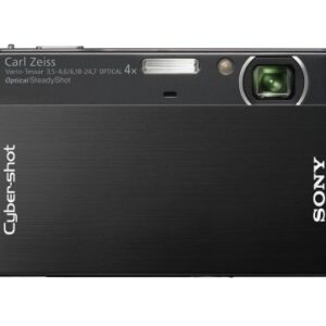 Sony Cybershot DSC-T77 Full HD 1080i, 10.1 MP Digital Camera with 4x Optical Zoom with Super Steady Shot Image Stabilization (Black)