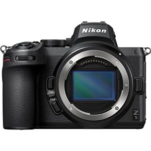 Nikon Z5 Mirrorless Digital Camera with Nikon NIKKOR Z 24-70mm f/4 S and AF-P DX NIKKOR 70-300mm f/4.5-6.3G ED Lens + FTZ Adapter, 64GB Additional Memory, Tripod and More