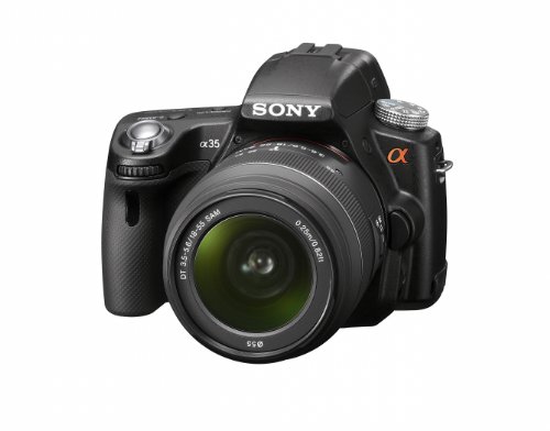 Sony Alpha SLT-a35 16 MP Digital SLR Kit with Translucent Mirror Technology and 18-55mm Lens