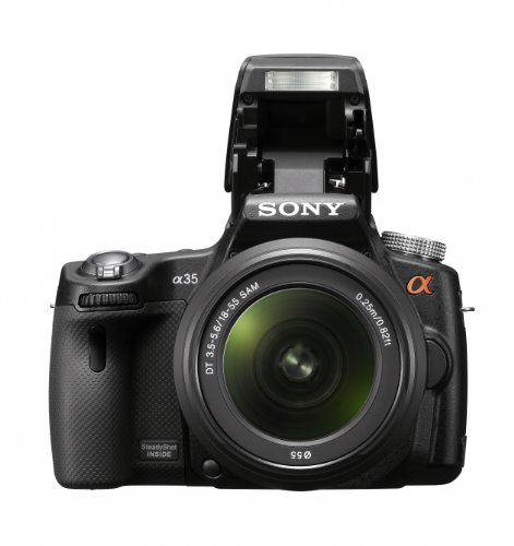 Sony Alpha SLT-a35 16 MP Digital SLR Kit with Translucent Mirror Technology and 18-55mm Lens