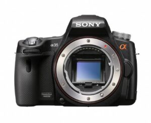 sony alpha slt-a35 16 mp digital slr with translucent mirror technology