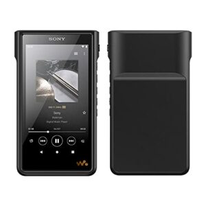 benks flexible slim pc+tpu protective armor shell skin case cover for sony walkman nw-wm1am2 wm1am2 nw-wm1zm2 wm1zm2 (benks black case)