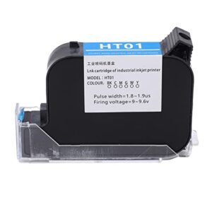 fafeicy ht01 42ml handheld printer ink cartridge, rapid drying inkjet printer cartridge replacement 12.7mm (blue)