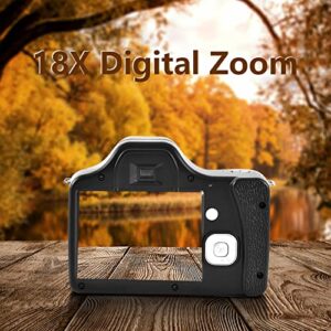 1080p Hd Long Focus SLR Camera, 24 Megapixel Digital Camera, 18x Digital Zoom 3 Inch Tft-LCD Digital Camera, Electronic Anti-Shake, Support 32g T-f Card