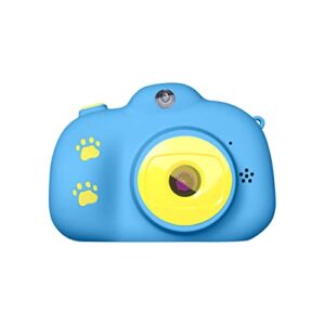 #39543v 2 0 inch cartoon digital camera hd 1080p anti fall front and rear dual head camera children’s photo toy birthday gift