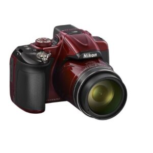 Nikon COOLPIX P600 16.1 MP Wi-Fi CMOS Digital Camera with 60x Zoom NIKKOR Lens and Full HD 1080p Video (Red) (Discontinued by Manufacturer)