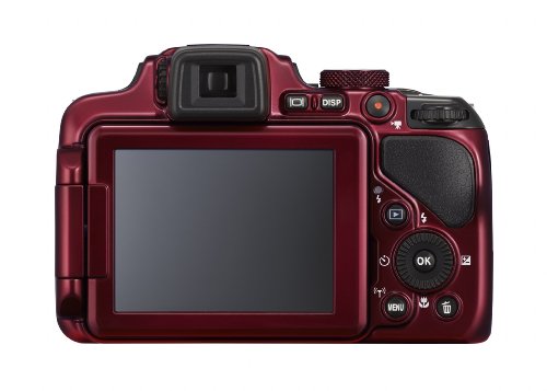 Nikon COOLPIX P600 16.1 MP Wi-Fi CMOS Digital Camera with 60x Zoom NIKKOR Lens and Full HD 1080p Video (Red) (Discontinued by Manufacturer)