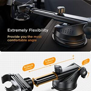 AINOPE Phone Mount for Car 2022 Upgrade 3-1 Gravity Car Phone Holder Mount for Car Dashboard Windshield Air Vent Cell Phone Holder Car Mount Compatible with iPhone 14 13 12 11 Pro Max & All Phones