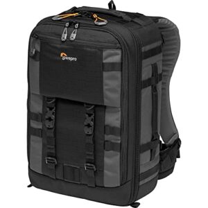 lowepro lp37268-pww pro trekker bp 350 aw ii outdoor camera backpack with maxfit dividers, fits 15-inch laptop/ipad, for pro mirrorless and dslr, gimbal, drone, dji, black/dark grey