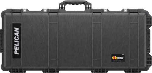 Pelican Protector 1700 Long Case - Multi-Purpose Hard Case with Foam - Tripod, Camera Equipment, Sportsmans Gun Case, Electronics Gear, and More (Black)