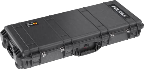 Pelican Protector 1700 Long Case - Multi-Purpose Hard Case with Foam - Tripod, Camera Equipment, Sportsmans Gun Case, Electronics Gear, and More (Black)