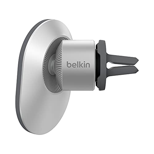 Belkin Magnetic Car Vent Mount - MagSafe Compatible Car Mount - iPhone Car Accessories - Air Vent Mount For iPhone 14, iPhone 13 & iPhone 12 - Car Magnetic Phone Mount