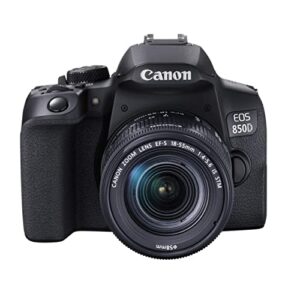 canon eos 850d ef-s 18-55mm is stm kit (international model) (renewed)