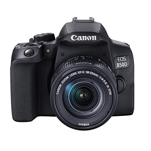 Canon EOS 850D EF-S 18-55mm is STM Kit (International Model) (Renewed)