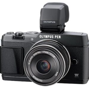 Olympus E-P5 16.1 MP Mirrorless Digital Camera with 3-Inch LCD and 17mm f/1.8 Lens (Black)