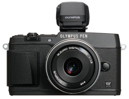 Olympus E-P5 16.1 MP Mirrorless Digital Camera with 3-Inch LCD and 17mm f/1.8 Lens (Black)