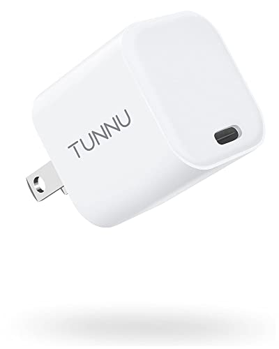 TUNNU 30W USB C Charger Mini GaN PD Fast Charging Block - PPS 33W Wall Power Adapter for Type C Smartphone Tablet - Compatible with Apple iPhone 13/12/Pro iPad Samsung Google Pixel MacBook Air