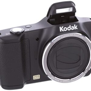 Kodak PIXPRO Friendly Zoom FZ201 16 MP Digital Camera with 20X Optical Zoom and 3" LCD Screen (Black)