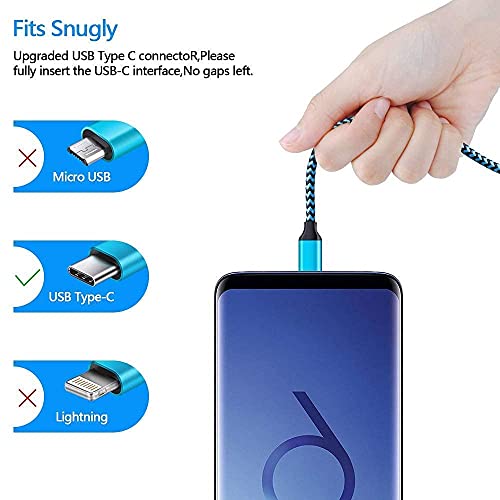 Fast Charging USB C Charger for Samsung Galaxy A14/A03s/A13/A11/A21s/A32/A52/A53/S23/S22 Ulltra/S21/S20FE/S10/Note 20,Moto G Stylus/Power(2022)/Pure/G9Plus,Pixel 7 Charging Cube Plug with Type C Cable