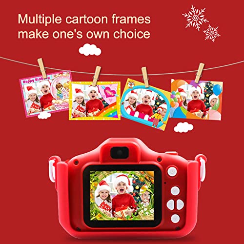 Upgrade HD Digital Camera For Toddlers,Kids Camera,Kid Camera Toys,Christmas Birthday Gifts For Age 3-10 Year Old, Silicone Cover