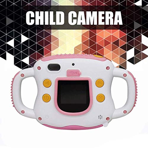 LKYBOA Shockproof Soft Rubber Children's Camera -Kids Digital Camera Screen Selfie Video Camera with Cartoon Silicone Case & Card for