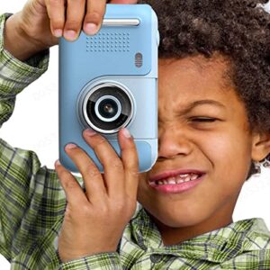 christmas children’s digital camera 3-10 years old christmas birthday gift 2.4 inch 1080p toddler camera portable handheld reversible children’s digital 32gb memory camer, gift for