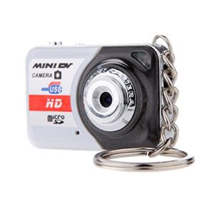 andoer digital camera x6 portable ultra mini high denifition kids camera mini dv support 32gb tf card with mic-white with gray