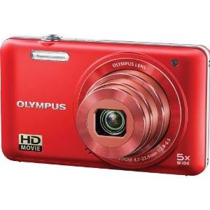 Olympus VG-160 14MP Digital Camera with 5x Optical Zoom (Red) (Old Model)