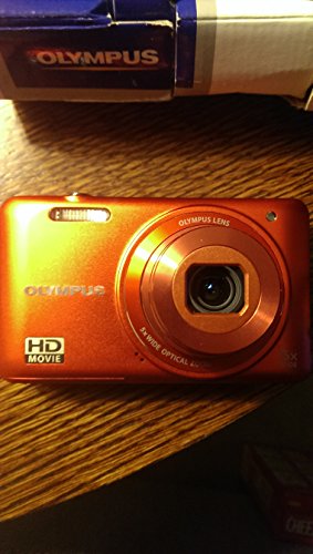 Olympus VG-160 14MP Digital Camera with 5x Optical Zoom (Red) (Old Model)