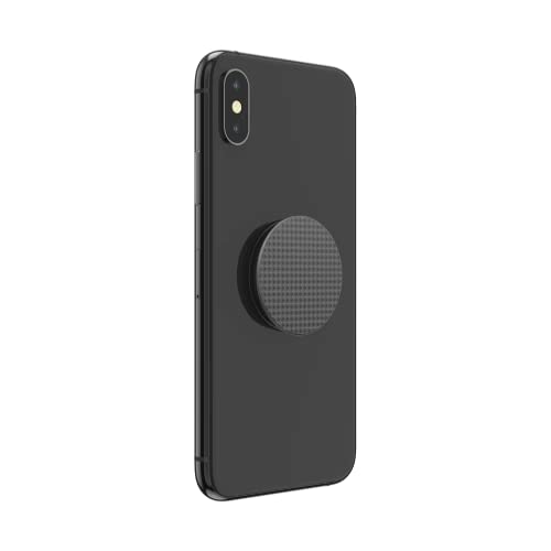 PopSOCKETS Pop-Grip Knurled Texture Black Smartphone Accessory for iPhone Android