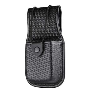 rocotactical basketweave radio pouch, universal radio holder pouch for law enforcement duty belt