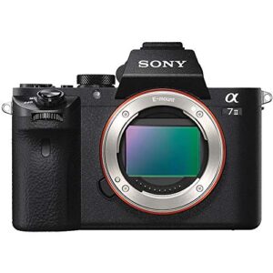 Sony Alpha a7II Mirrorless Digital Camera, 24.3MP, Bundle with Camera Holster Case, 32GB Class 10 SDHC Card, Cleaning Kit, SD Card Reader, Card Wallet