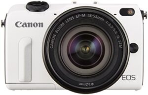 canon mirrorless slr eos m2 stm lens kit eosm2 l1855stmk-wh