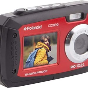 Polaroid iXX090 Dual Screen Shock & Waterproof Digital Camera (Red)