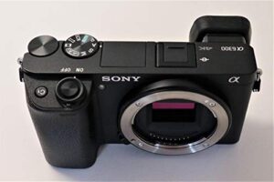 sony alpha a6300 mirrorless digital camera (international model) (body only, black)