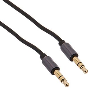 Monoprice Onyx Series Auxiliary 3.5mm TRS Audio Cable, 10ft - (118631) , Black