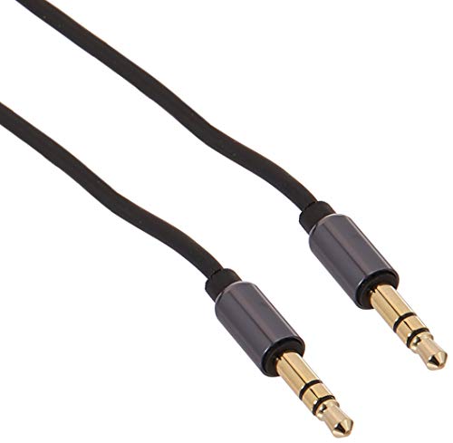 Monoprice Onyx Series Auxiliary 3.5mm TRS Audio Cable, 10ft - (118631) , Black