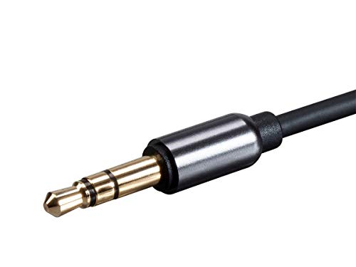 Monoprice Onyx Series Auxiliary 3.5mm TRS Audio Cable, 10ft - (118631) , Black