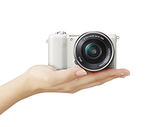 Sony a5100 16-50mm Mirrorless Digital Camera with 3-Inch Flip Up LCD (White)