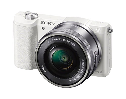 Sony a5100 16-50mm Mirrorless Digital Camera with 3-Inch Flip Up LCD (White)