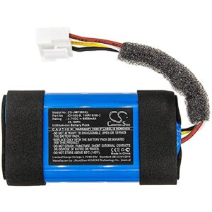 replacement battery for flip 5 jblflip5whtam speaker, fits part no id1060-b 1inr19/66-2 6800mah