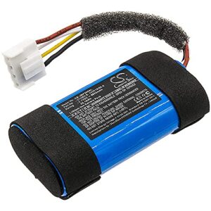 Replacement Battery for Flip 5 JBLFLIP5WHTAM Speaker, fits Part No ID1060-B 1INR19/66-2 6800mAh