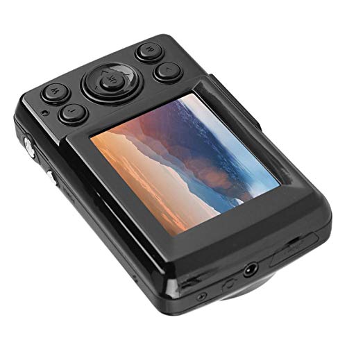 01 Digital Camera Recorder, Vlogging Camera 2MP 720P 30FPS HD Mini Digital Video Camera for Beginner for Teens Kids for Outdoor(Black)