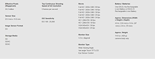 Nikon D5500 DX-format Digital SLR w/ 18-140mm VR Kit (Black)