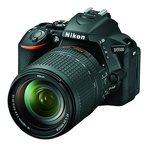 Nikon D5500 DX-format Digital SLR w/ 18-140mm VR Kit (Black)