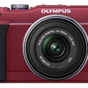 Olympus Pen E-PL1s 12.3MP Live MOS Micro Four Thirds Interchangeable Lens Digital Camera with M.ZUIKO Digital 14-42mm F3.5-5.6 II (RED) International Version (No Warranty)