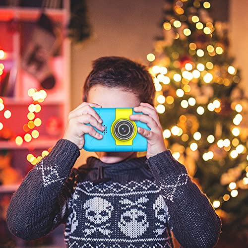 Children's Camera 40 Million High-Definition 180° Rotatable Lens Digital Camera Large Screen Student Camera Christmas Birthday Gift Camera 2.4 Inch