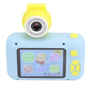 kids selfie camera, portable cartoon hd hd digital video cameras for 4 5 6 7 8 9 year old boy girl